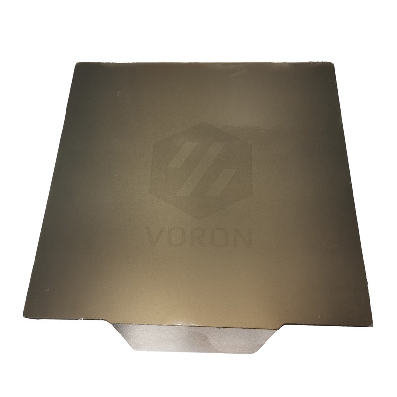 Energetic PEI smooth build plate 120mm set (Voron V0, logo) :: Hotend.eu